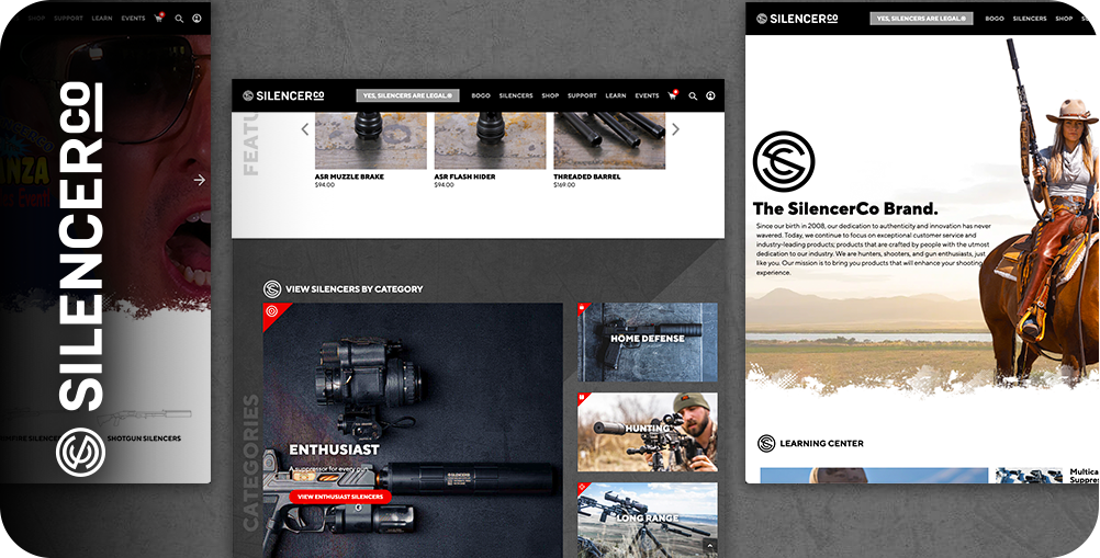 MOJO Recently Launches the Redesign of The SilencerCo Website